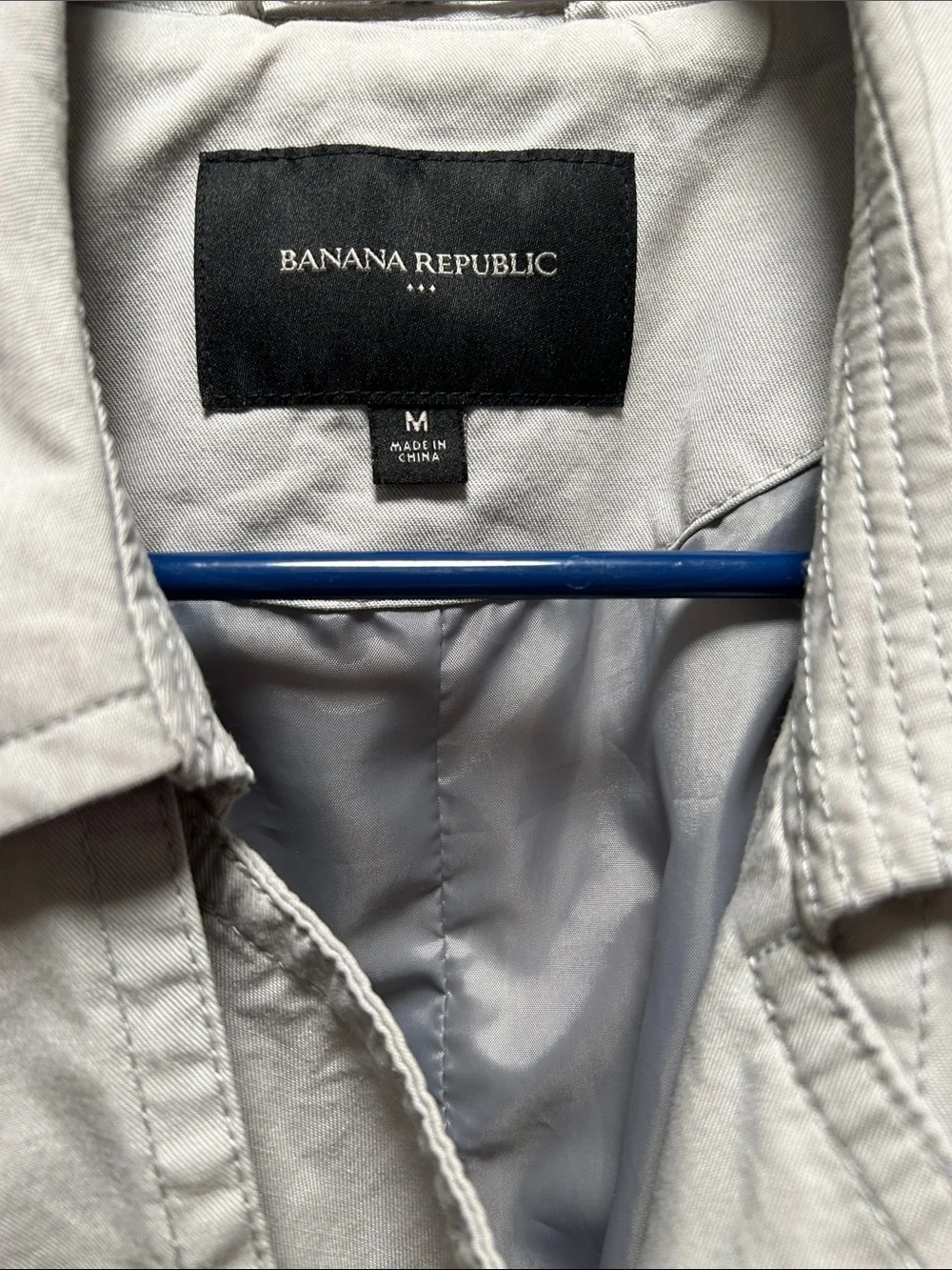 Banana Republic | Jackets & Coats | Banana Republic Light Gray Trench ...